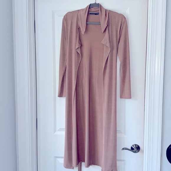 Boohoo | Jackets & Coats | Boohoo Sophia Slinky Maxi Duster ...